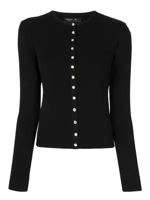 AGNÈS B. Button-front Top - Black