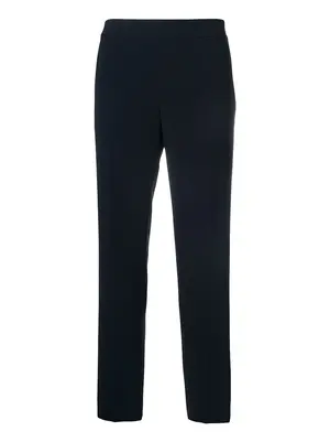 Alberto Biani Cropped Tailored Trousers - Blue
