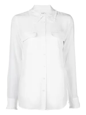 EQUIPMENT Equipment Signature Slim-Fit Silk Shirt
