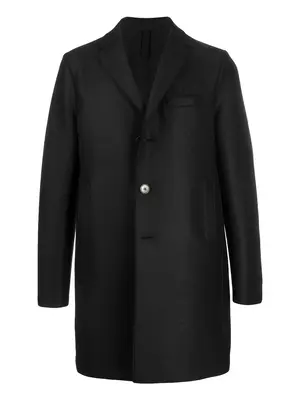 Harris Wharf London Harris Wharf London Single Breasted Midi Coat Black