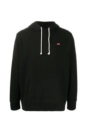 LEVI'S Logo Plaque Hoodie - Black