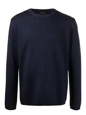ROBERTO COLLINA Round Neck Jumper - Blue