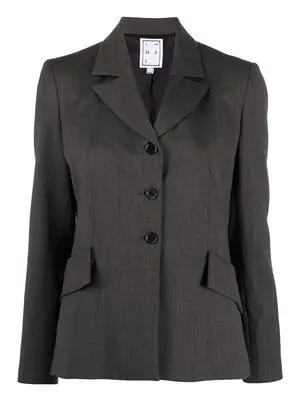 IN THE MOOD FOR LOVE Notched-Lapels Single-Breasted Blazer