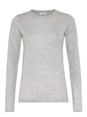 Brunello Cucinelli Fine Knit Jumper - Grey