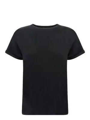 Brunello Cucinelli Plain Knitted T-shirt - Black