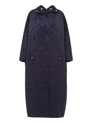 Prada Oversized Coat - Navy