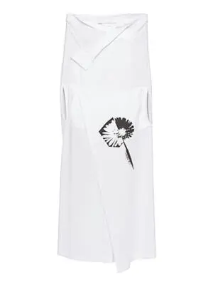 Prada Cotton Cape - White