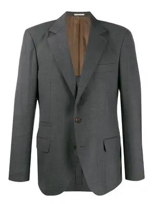 Brunello Cucinelli Slim-fit Blazer - Grey