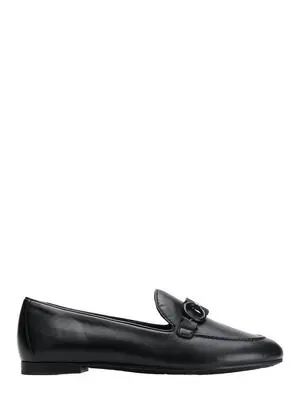 FERRAGAMO Loafers With Gancini Buckle - Black