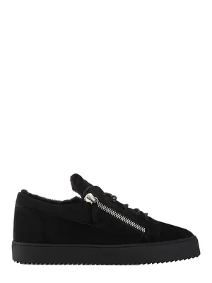 GIUSEPPE ZANOTTI Side Zip Sneakers - Black