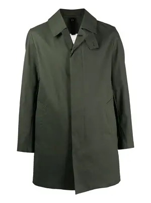 Mackintosh Mackintosh Cambridge Single-Breasted Car Coat Green