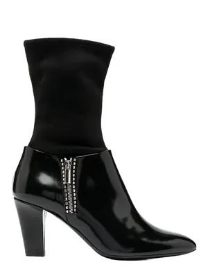 EMPORIO ARMANI Emporio Armani Leather Ankle Boots