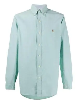 Polo Ralph Lauren Embroidered Logo Button-down Shirt - Green
