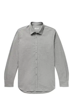 Canali Cotton-flannel Shirt - Gray