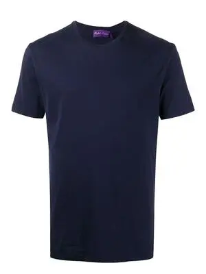 Ralph Lauren Purple Label Basic Cotton T-shirt - Blue