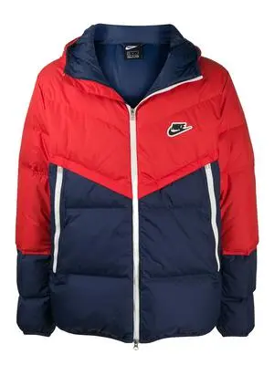 Nike Colour-block Padded Jacket - Red