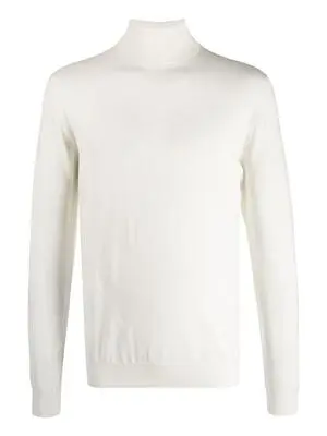 DRUMOHR Roll Neck Jumper - White
