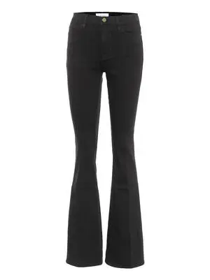 FRAME Le High Flare Jeans - Black
