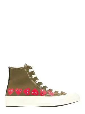 COMME DES GARÇONS PLAY X CONVERSE Chuck Taylor Sneakers - Green