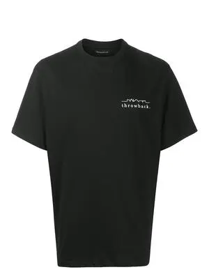 THROWBACK. Logo-print Boxy T-shirt - Black