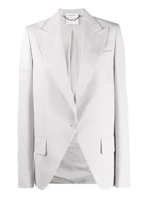 Stella McCartney Peak-lapel Single-breasted Blazer - Grey