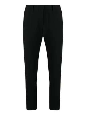 BLANCA VITA Side-strip Trousers - Black