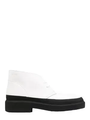 Clarks Two-tone Ankle Boots - White