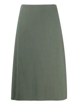 BEVZA A-Line Midi Skirt