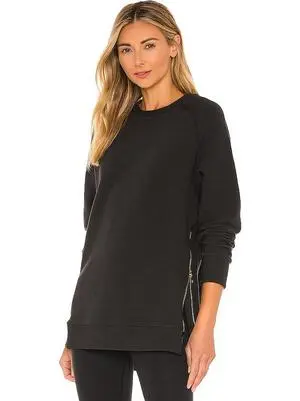 Varley Manning Sweatshirt - Black Rib