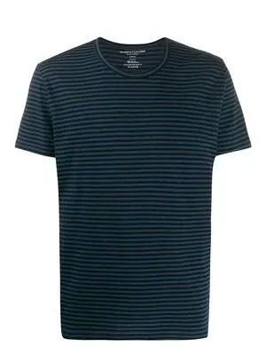 Majestic Filatures Striped Crew-neck T-shirt - Black