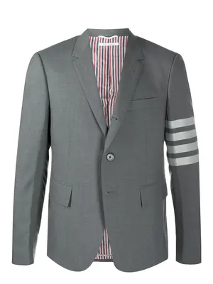 Thom Browne Thom Browne 4-Bar Wool Blazer 035 Med Grey