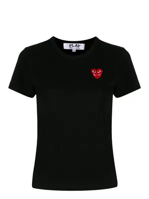 PLAY COMME DES GARCON Comme Des Garçons Play Heart Patch T-Shirt