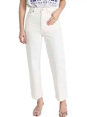 LEVI'S Levi's Ribcage Straight Ankle Jeans Cloud Over