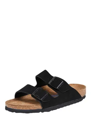 BIRKENSTOCK Arizona Soft Footbed Sandals - Black