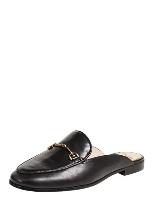Sam Edelman Linnie Flat Mules - Black