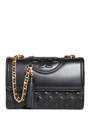 Tory Burch Fleming Convertible Shoulder Bag - Black