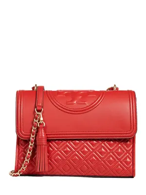 Tory Burch Tory Burch Fleming Convertible Shoulder Bag Brilliant Red