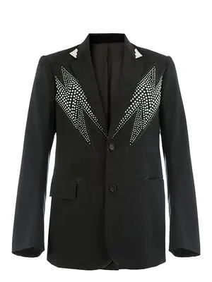 TAKAHIROMIYASHITA THESOLOIST. Studded Lightning Bolt Jacket