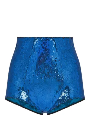 Dolce & Gabbana Sequinned Briefs - Blue
