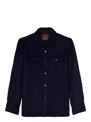 SCHOTT Cpo Wool Shirt - Blue
