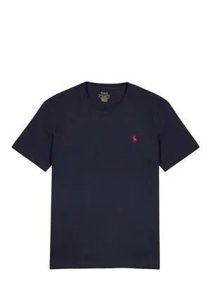 POLO RALPH LAUREN Navy Custom Slim Cotton T-shirt