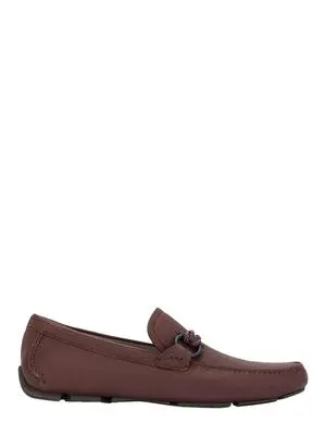 FERRAGAMO Driver Moccasins - Red