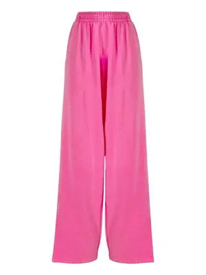 Balenciaga Cotton Track Pants - Pink