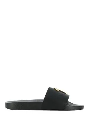 GIUSEPPE ZANOTTI Logo Plaque Sliders - Black