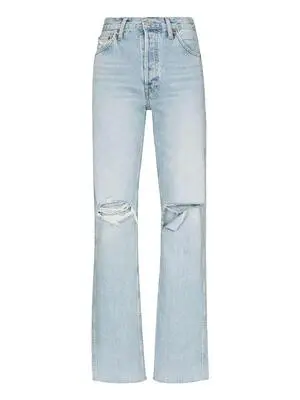 RE/DONE Ripped High-Waist Jeans