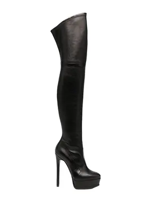 Casadei Over-the-knee Boots - Black