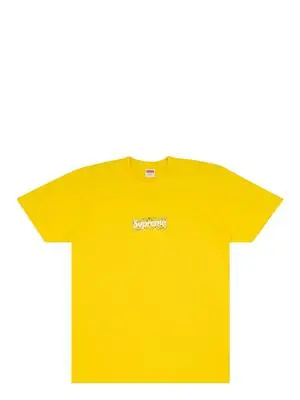 Supreme Bandana Box Logo Crew Neck T-shirt Yellow