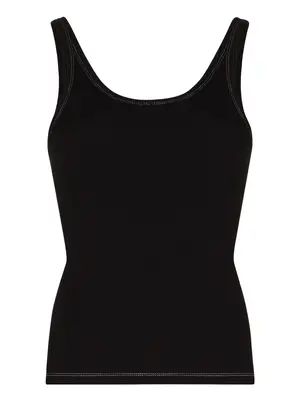 Ksubi Ribbed Tank Top - Black