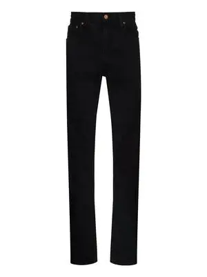 Nudie Jeans Gritty Jackson Straight-leg Jeans - Black