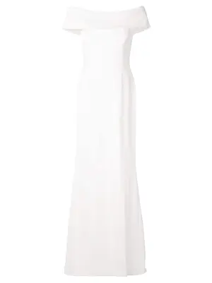 Rebecca Vallance Venice Off-shoulder Gown - White